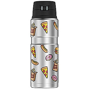 Scooby-Doo Scooby And Shaggy Snacks THERMOS STAINLESS KING Stainless Steel Drink Bottle, Vacuum insulated & Double Wall, 24oz