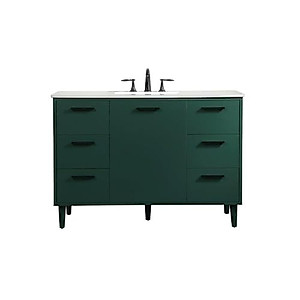 Elegant Kitchen and Bath 48 inch Bathroom Vanity Cabinet - Green