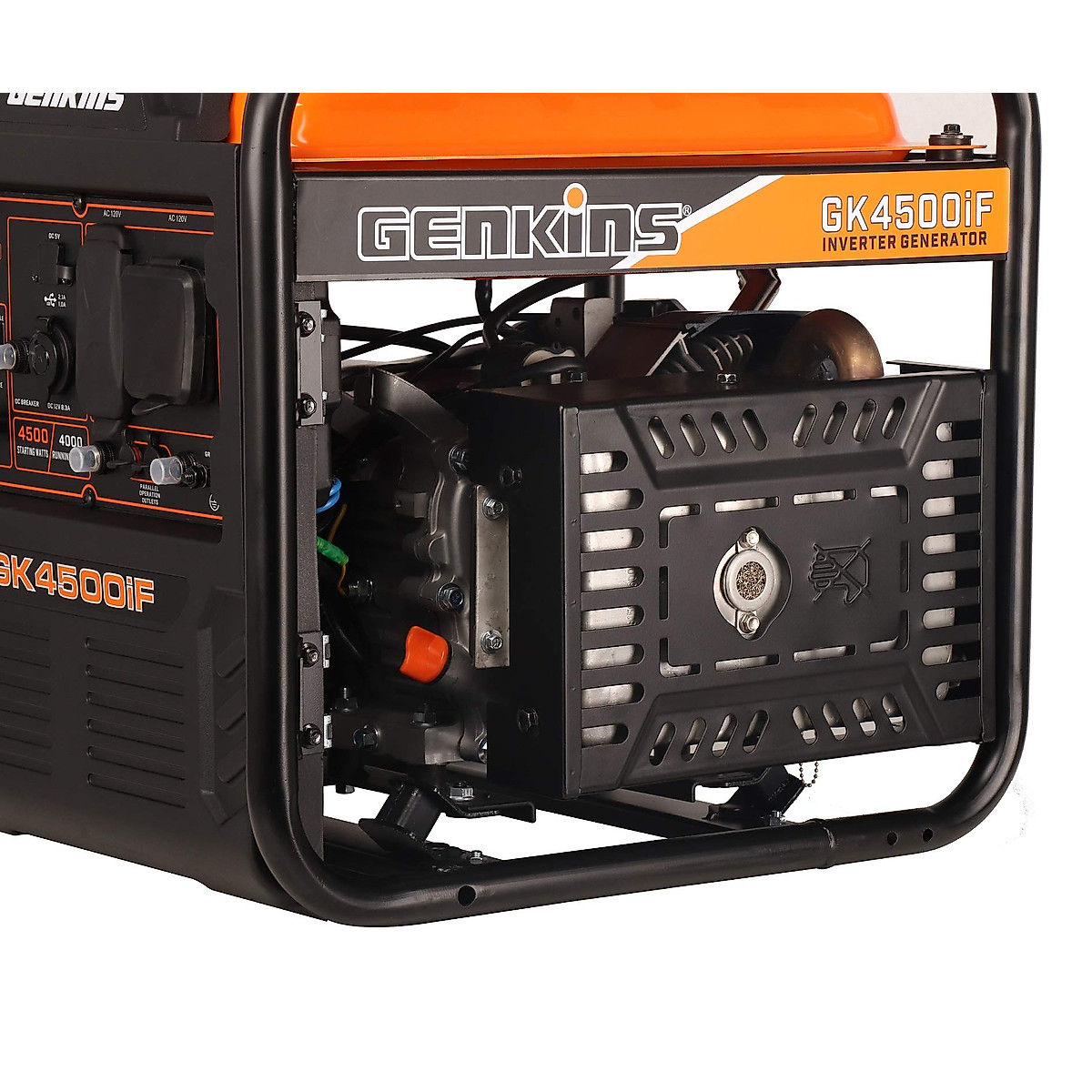 Genkins 4500 Watt Open Frame Inverter Generator 30 Amp Pure Sine Wave