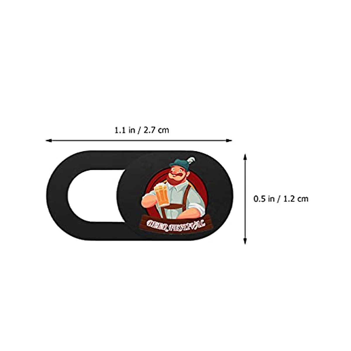 OSALADI USB Camera USB Camera 6pcs Webcam Cover Camera Blocker Beer Pattern Laptop Camera Lens Slider Webcam Lens Protector Lens Privacy Cover Webcam Lens Cap Shutter USB Camera Desktop Camera