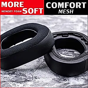 HS80 Cooling Gel Ear Pads Compatible with HS80 Headset I Thicker Enhanced Memory Foam with Breathable Mesh by DIMOST