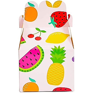 Sparkle and Bash 36 Pack Twotti Frutti Party Favor Boxes, 2nd Birthday Decorations (3.5 x 2.75 In)