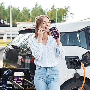 Reusable Iced Coffee Cup Sleeve Neoprene Insulated Sleeves Cup Cover Holder for Cold Drinks Tumbler Cup - Only Cup Sleeves (Sea Turtle, L)