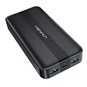 HenHot Portable Charger, PD 20W USB C Power Bank 20000mAh PD3.0 QC4.0 Fast Charging External Battery Pack Portable Phone Charger Compatible with iPhone 14/13/12/11 Pro Max/XS/X/Galaxy/S21/iPad Tablet