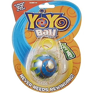 Big Time Toys Yoyo Ball Automatic Return Yoyo, Assorted Colors and Patterns, Never Needs rewinding, New Twist on Old Fun, Enhances Motor Skills and Hand-Eye Coordination, Grows with Skill Level