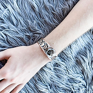 Bear Claw Bracelets Feature Native American Bear Paw Jewelry, Adjustable Bear Cuff Bracelets Native American Copper Bracelets, Bear Claw Jewelry