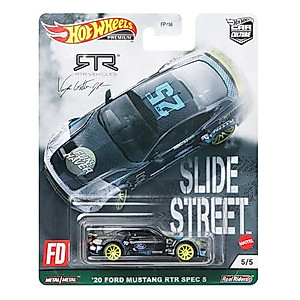 Hot Wheels Premium Car Culture Slide Street Slidewayz Complete Set of 5 Diecast Vehicles