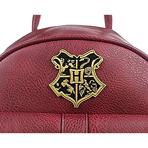 Harry Potter Hogwarts Crest Faux Leather Mini Backpack
