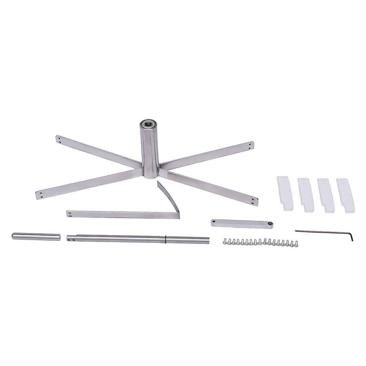 Gdrasuya10 Crepe Spreader Tool, Stainless Steel Crepe Spreader Pancake Maker Pizza Cooking Spreader 40CM