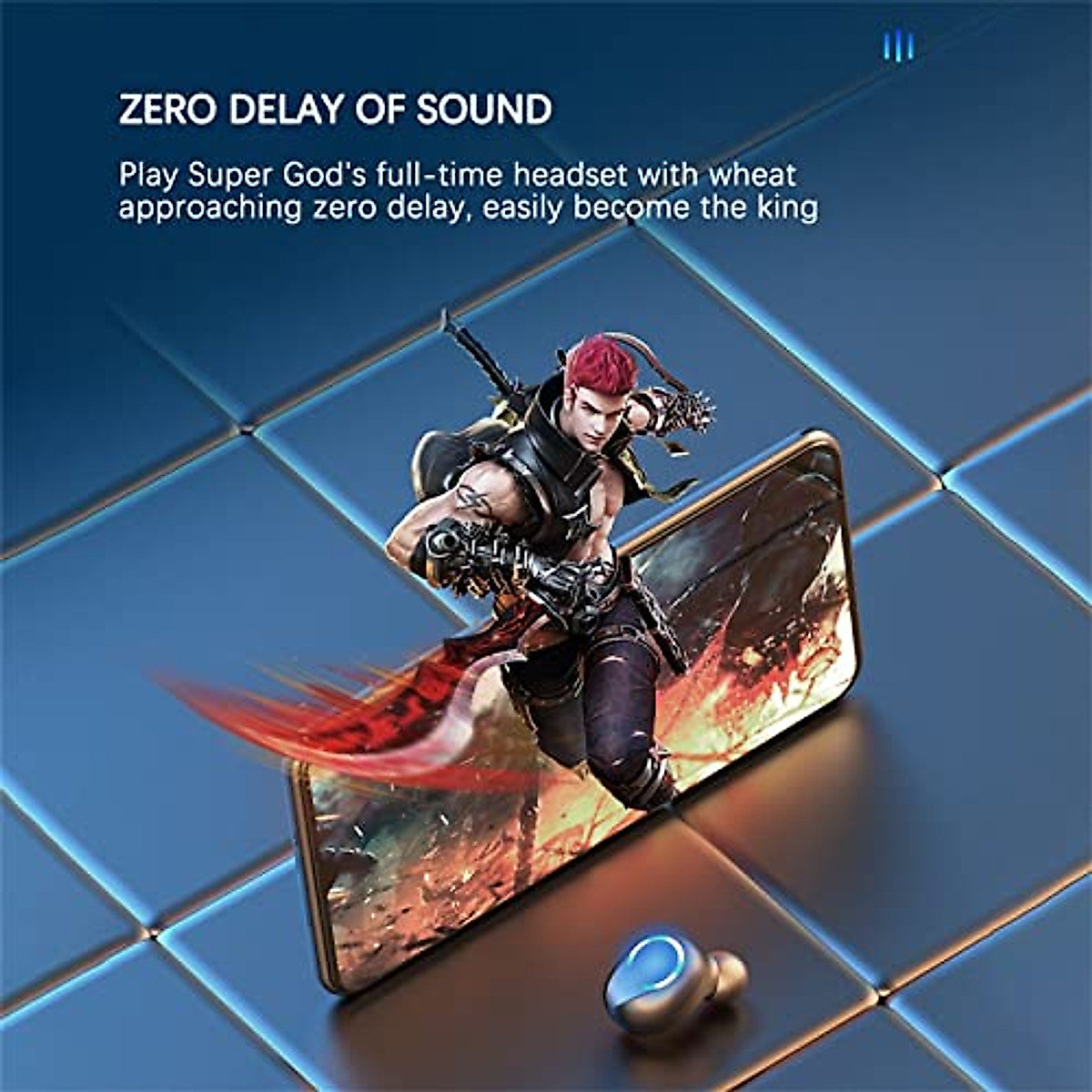 Wireless Earbuds Bluetooth 5.0 Headset Wireless Earphones Mini Earbuds Stereo Headphones Earphone for Music Sport