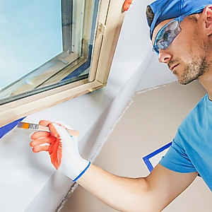 12 Pcs Paint Brush 5 Inch Trim Painting Tool Soft Bristle with Wood Handle Small Paint Brushes for Walls, Touch Up, Cabinets, Fences, Edge Painting Tool