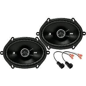 KICKER 43DSC6804 6"x8" DS Series Front/Door Factory Speaker Replacement Kit with Speaker Harness for Ford F-250/F-350/F-450/F-550 1999-2016