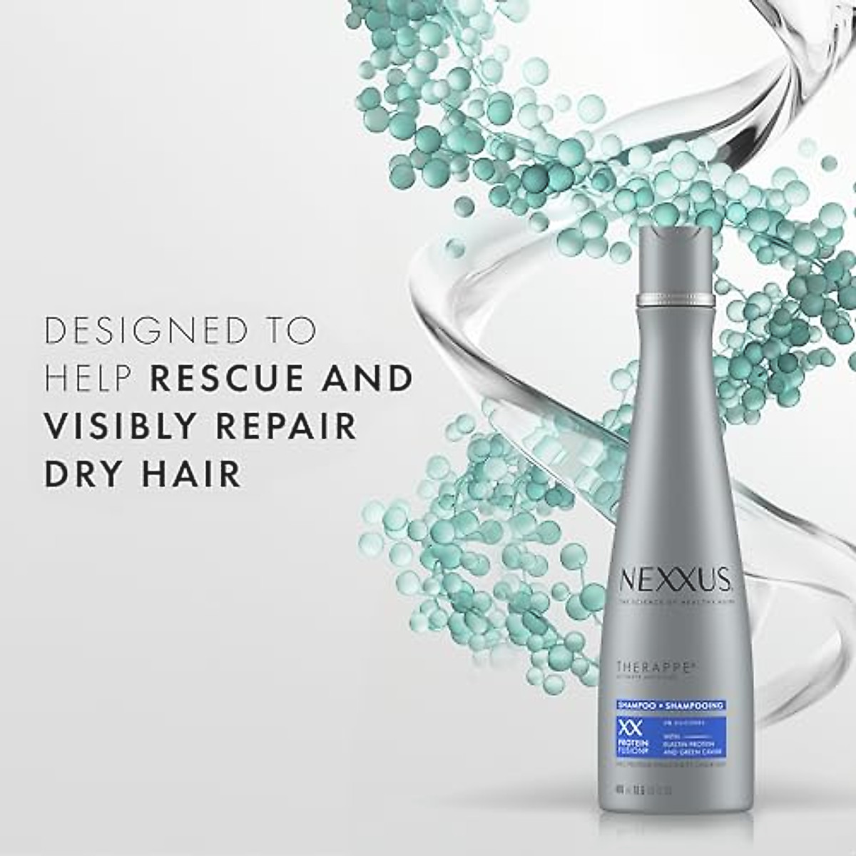 Nexxus Therappe Shampoo Ultimate Moisture For Dry Hair Silicone-Free 13.5 oz