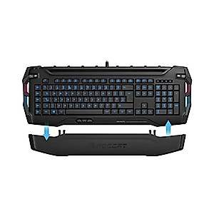 ROCCAT Skeltr - Smart Communication RGB Gaming Keyboard with Universal Device Docking Slot, Black (Renewed)