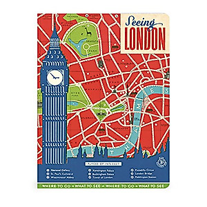 Cavallini Papers & Co Notebook Set Vintage London, 4-Inch by 5.5-Inch, 2 Notebooks 96 Pages