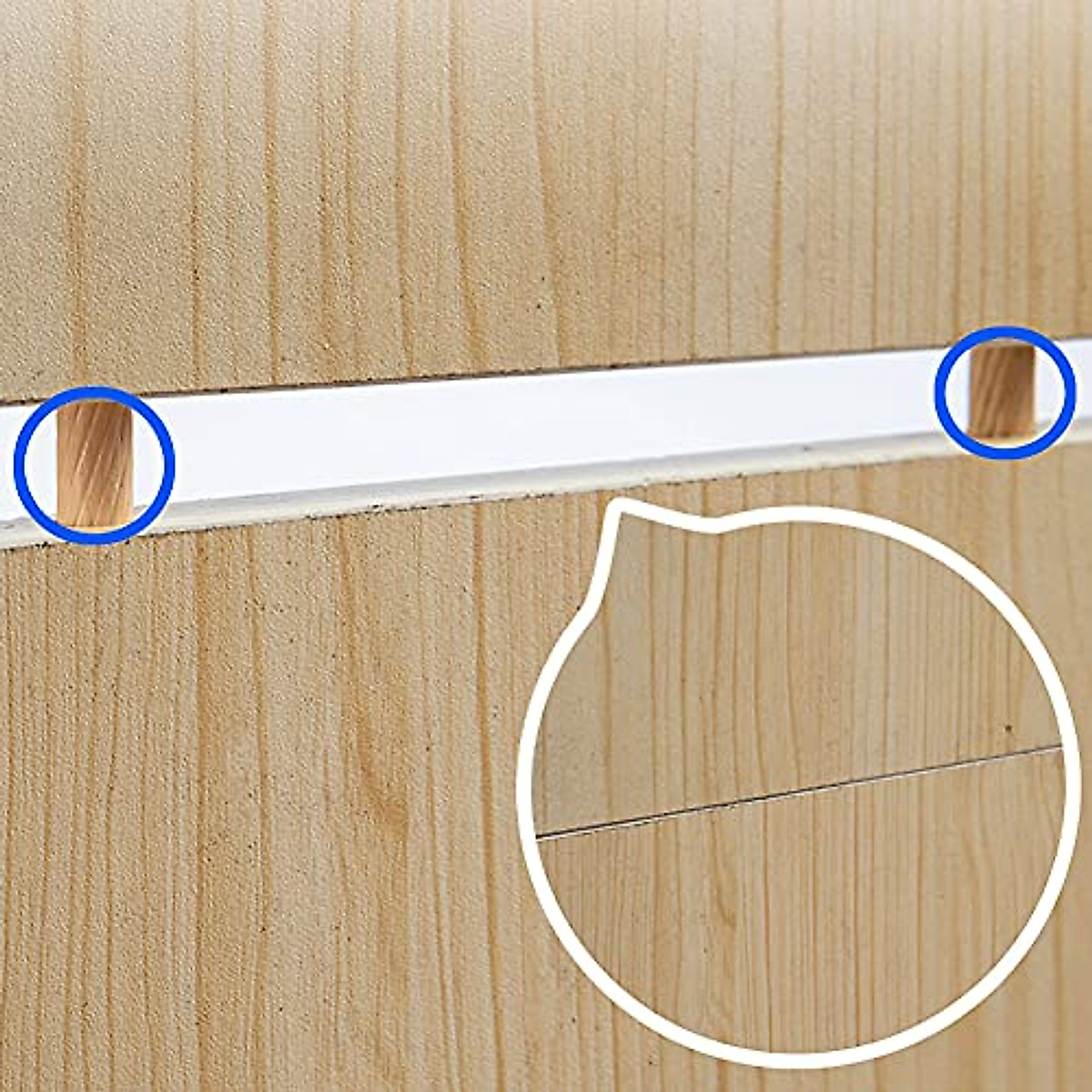 21pcs Wooden Dowels Assorted M6 M8 M10 Hard Wood Grooved Plugs Furniture Woodwork Grooved Fluted Pin Craft for Grooved Fluted, Craft, DIY, Carpentry (6mm 8mm 10mm)