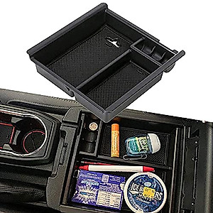 EDBETOS 3rd Gen Tacoma Accessories for Toyota Tacoma 2016 2017 2018 2019 2020 2021 2022 Center Console Organizer Tray and Glove Box Organizer Armrest Interlock Secondary Storage ABS Material