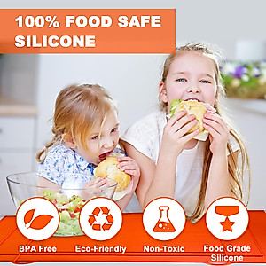 36" Silicone Griddle Mat for Blackstone, Heavy Duty Food Grade Silicone Grill Cover, Cuttable Griddle Silicone Protective Mat Cover, Resizable and Customizable (36/28/22inch)