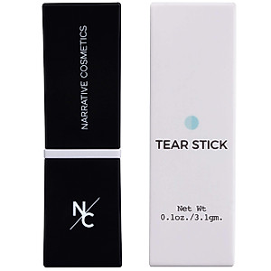 Narrative Cosmetics Tear Stick, Menthol-Infused Wax for Natural Tears on Cue, Professional SFX Makeup for Film, Theatre, TV, Acting