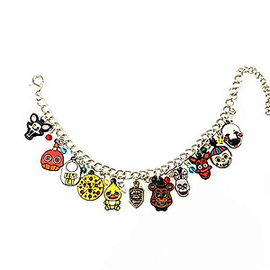 Community of Fandoms Halloween Horror Five Night Freddy Charm Bracelet Gifts for Girl Woman