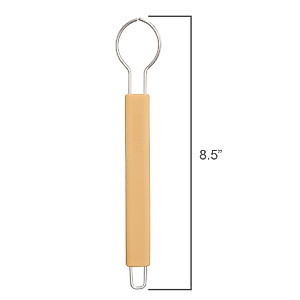 Redecker Silicone Dish Brush Bundle, Includes Interchangeable Natural Horsehair and Tampico Fiber Brush Heads, Sustainable Silicone and Stainless Steel Handle with Hanging Loop, Sand