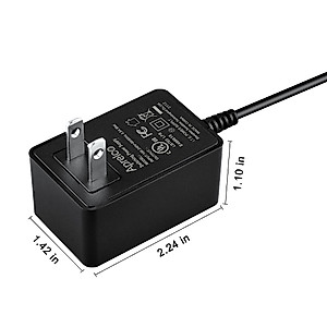 Aprelco UL Listed AC-DC Adapter Charger Replacement for Atari Jaguar or Sega Genesis 9V 1A 5.5 * 2.1mm Center Negative Switching Transformer Power Supply Cord Mains PSU AC110-240V