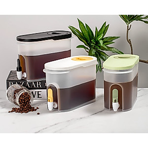 Baraiser Cold Brew Coffee Maker, 3/4 Gallon Iced Coffee Maker with Ultra-fine Mesh Steel Filter and Spigot