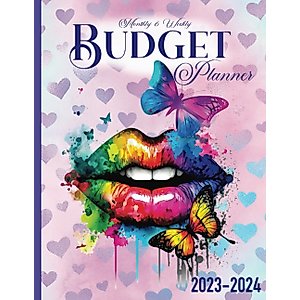 Monthly & Weekly Budget Planner 2023-2024 | 8.5 x 11" inches