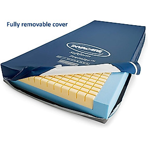 Invacare Softform Premier Hospital Bed Mattress, 36" Wide x 80" Long, IPM1080