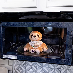 Sloth - ThermaPals - Warmy Stuffed Animal for Microwave - Weighted microwavable Stuffed Animal Lavender - Sloth Heated Stuffed Animal - Heated Stuffed Animals for Babies