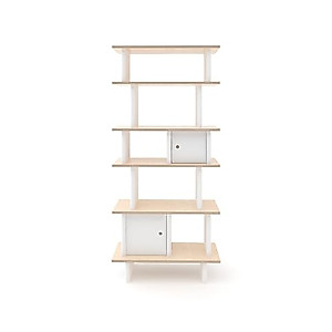 Oeuf Vertical Mini Library - Birch, White