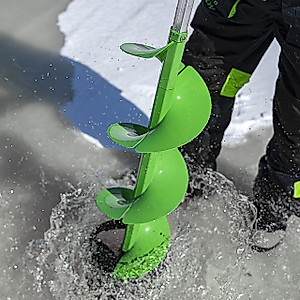 Ion G2 10" Electric Power Ice Fishing Auger with Two High Performance 4Ah 40V MAX Gen 2 Lithium Batteries
