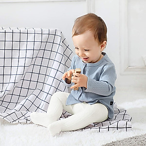 Zando Cable Knit Newborn Tights Soft Newborn Leggings Newborn Essentials Soft Baby Tights 0-3 Months Girl Baby Girl Tights Baby Leggings Winter Tights Winter Clothes A Black 0-6 0-3