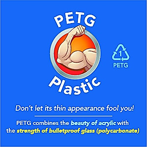 TrippNT 51912 Shatterproof Dual Dispensing Paper Towel Holder, Clear, PETG, 10 7/8 X 6 1/2 X 4 1/4 inches WHD