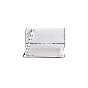 Proenza Schouler White Label Women's Accordion Flap Bag, Optic White, One Size