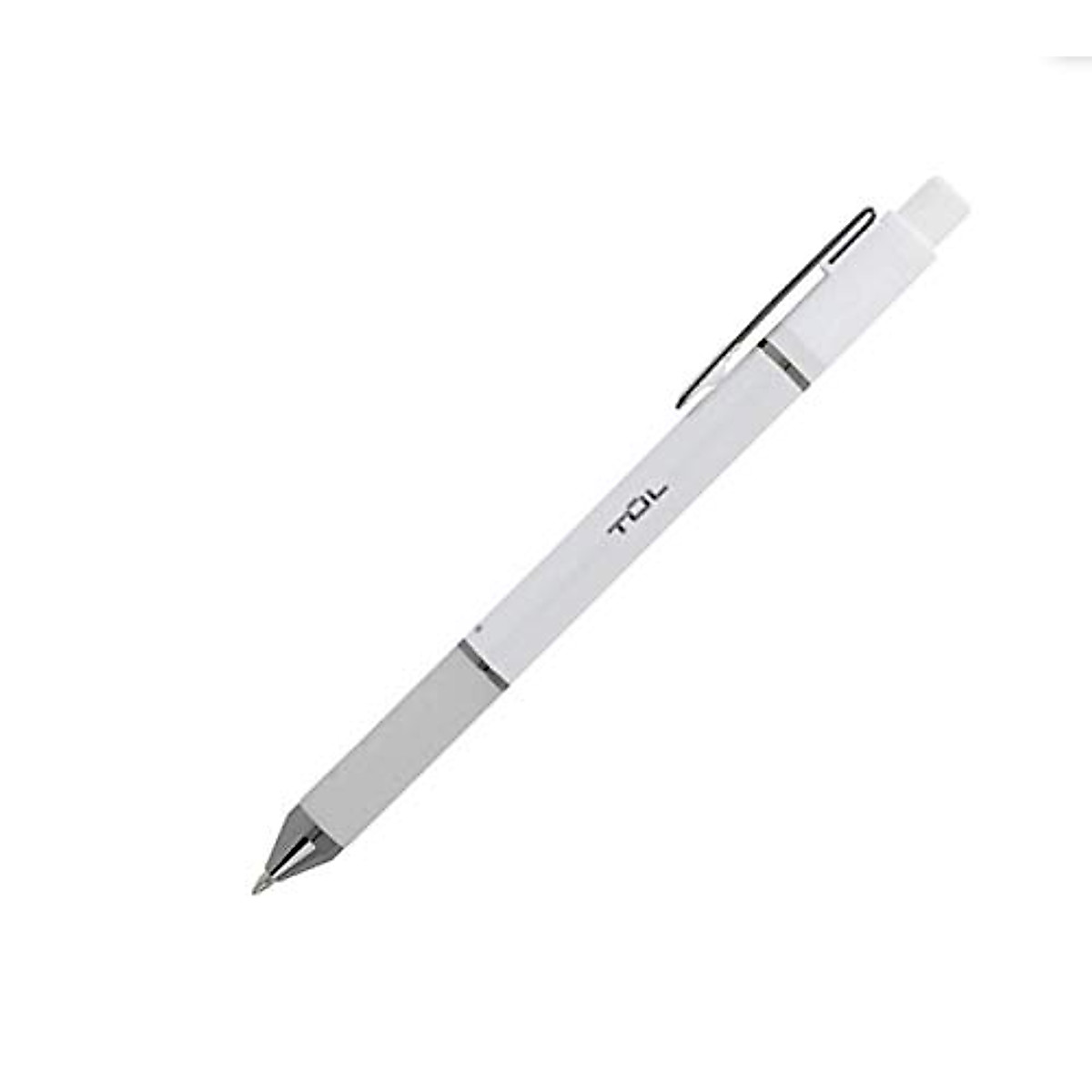TUL Retractable Gel Pens, Limited Edition, Sunset Shades, Medium Point, 0.7 mm, Pearl White Barrel, Blue Ink, Pack of 4