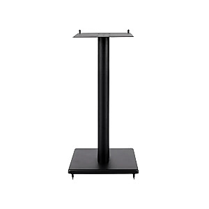 Monolith 28in Steel Speaker Stand - with Adjustable Top Plate, Hold Speakers Weighing Up to 75 Pounds, Scratch‑Resistant