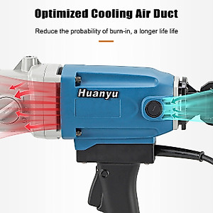 Huanyu Speed Variable Core Drill Rig Handheld Wet Drilling Machine for Boring Diamond Concrete (φ190 3 Scale Speed Regulation)