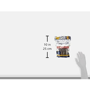 ProDen PlaqueOff System Dental Care Bones - Dog Teeth Cleaning Bones for Oral Hygiene - Supports Fresh Breath & Healthy Mouth for Dogs - Medium/Large Canine Formula - Bacon Flavor - 17 oz