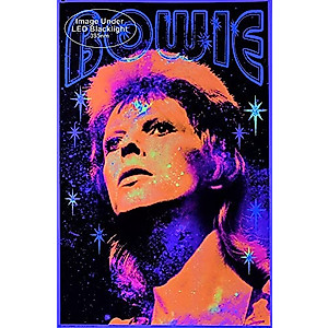 Studio B David Bowie - Non-Flocked Blacklight Poster 24 inch x 36 inch