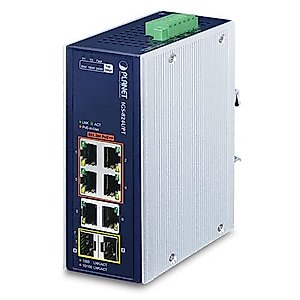 IGS-824UPT Industrial 4-Port 10/100/1000T 802.3bt PoE + 2-Port 10/100/1000T + 2-Port 100/1000X SFP Gigabit Ethernet Switch