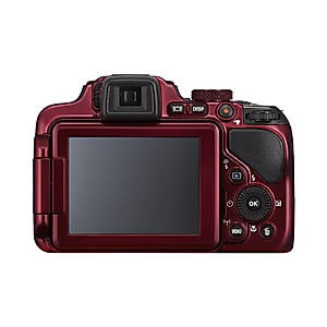 Nikon COOLPIX P600 16.1 MP Wi-Fi CMOS Digital Camera with 60x Zoom NIKKOR Lens and Full HD 1080p Video (Red) (Discontinued by Manufacturer)