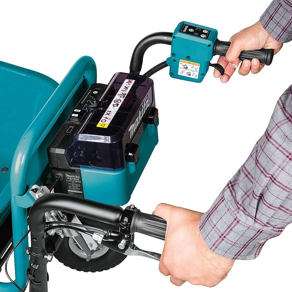 Makita XUC01X1 36V (18V X2) LXT® Brushless Power-Assisted Wheelbarrow, Tool Only