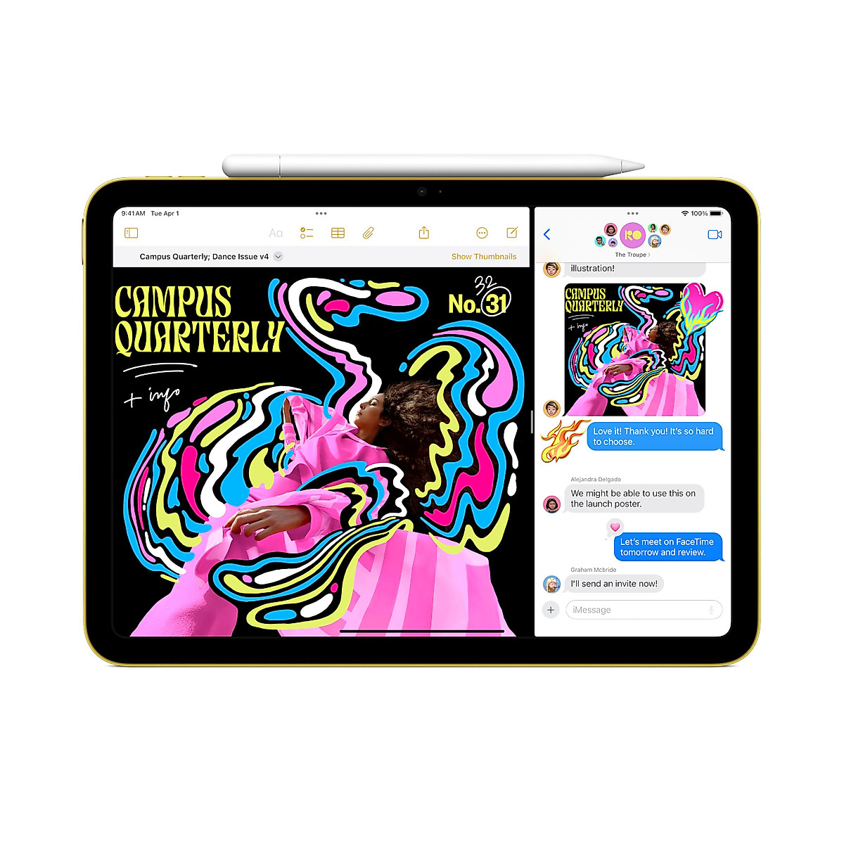 New Apple iPad 11-inch: A16 chip, 11-inch Model, Liquid Retina Display, 128GB, Wi-Fi 6, 12MP Front/12MP Back Camera, Touch ID, All-Day Battery Life — Blue