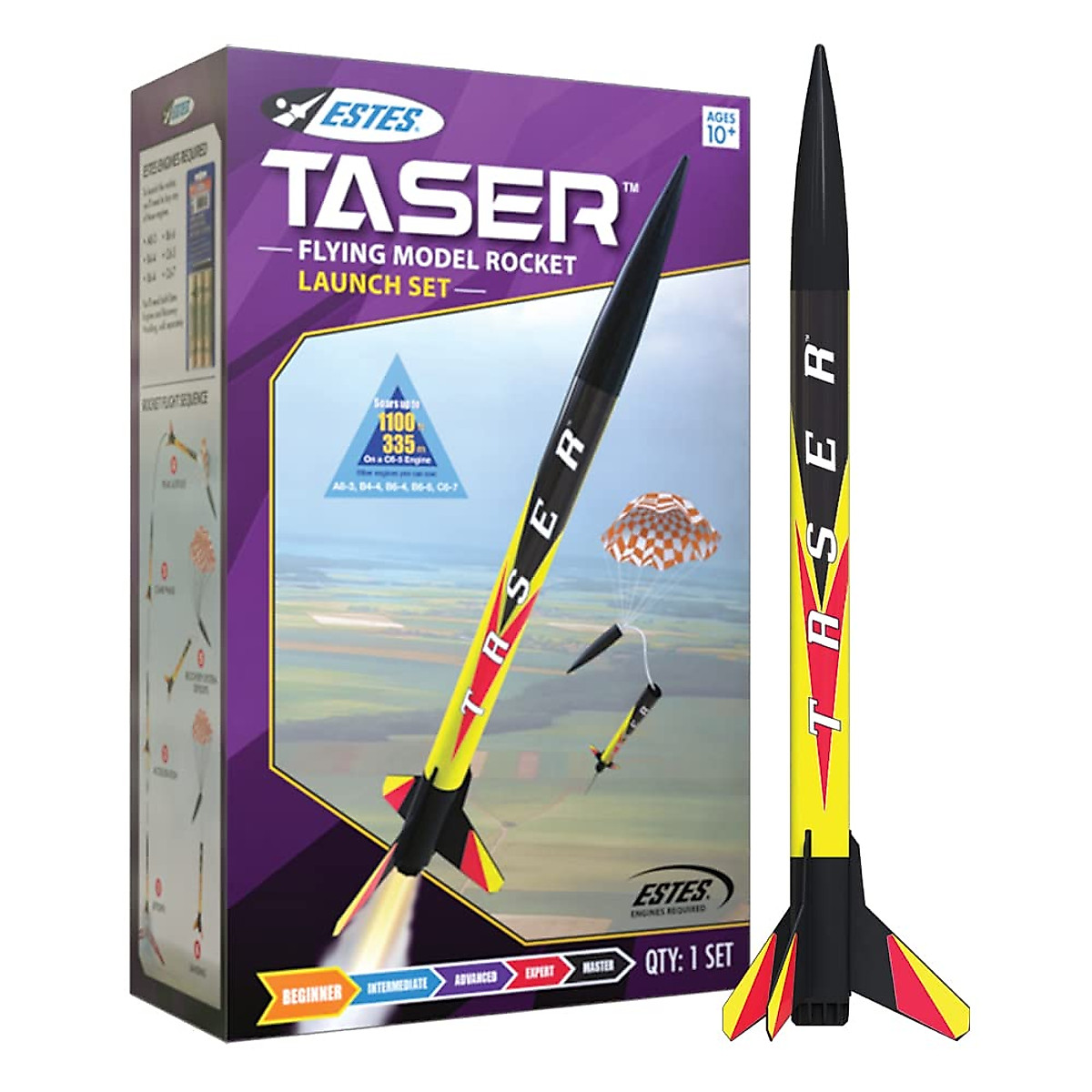 Estes 1491 Taser Rocket Launch Set,Brown/A