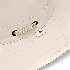Tilley unisex adult Ltm6 Airflo Broad Brim Recycled Sun Hat, Light Stone, 7.625 US