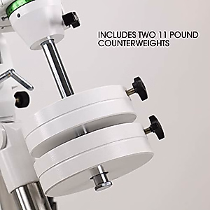 Sky-Watcher HEQ5 – Fully Computerized GoTo German Equatorial Telescope Mount – Motorized Astrophotography Mount with 42,000 Object Database