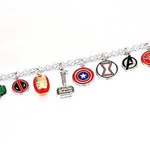Tahget Super Heroes Charm Bracelet Gifts Fantastic Fans' Collectible Jewelry Merchandise Avenger super hero hulk loki ironmen