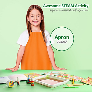 Marble Painting Kit - Kids Art, Water Marbling Paint Kit for Kids Ages 8-12 Girls & Boys, Fun Activity Water Marbling Paint Art Kit for Kids, 5 Paint Colors, Perfect Kids Gift for All Ages