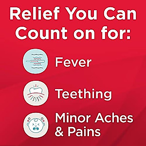 Tylenol Infants Acetaminophen Medicine, Pain & Fever Relief, Dye Free Cherry, 2 fl. oz